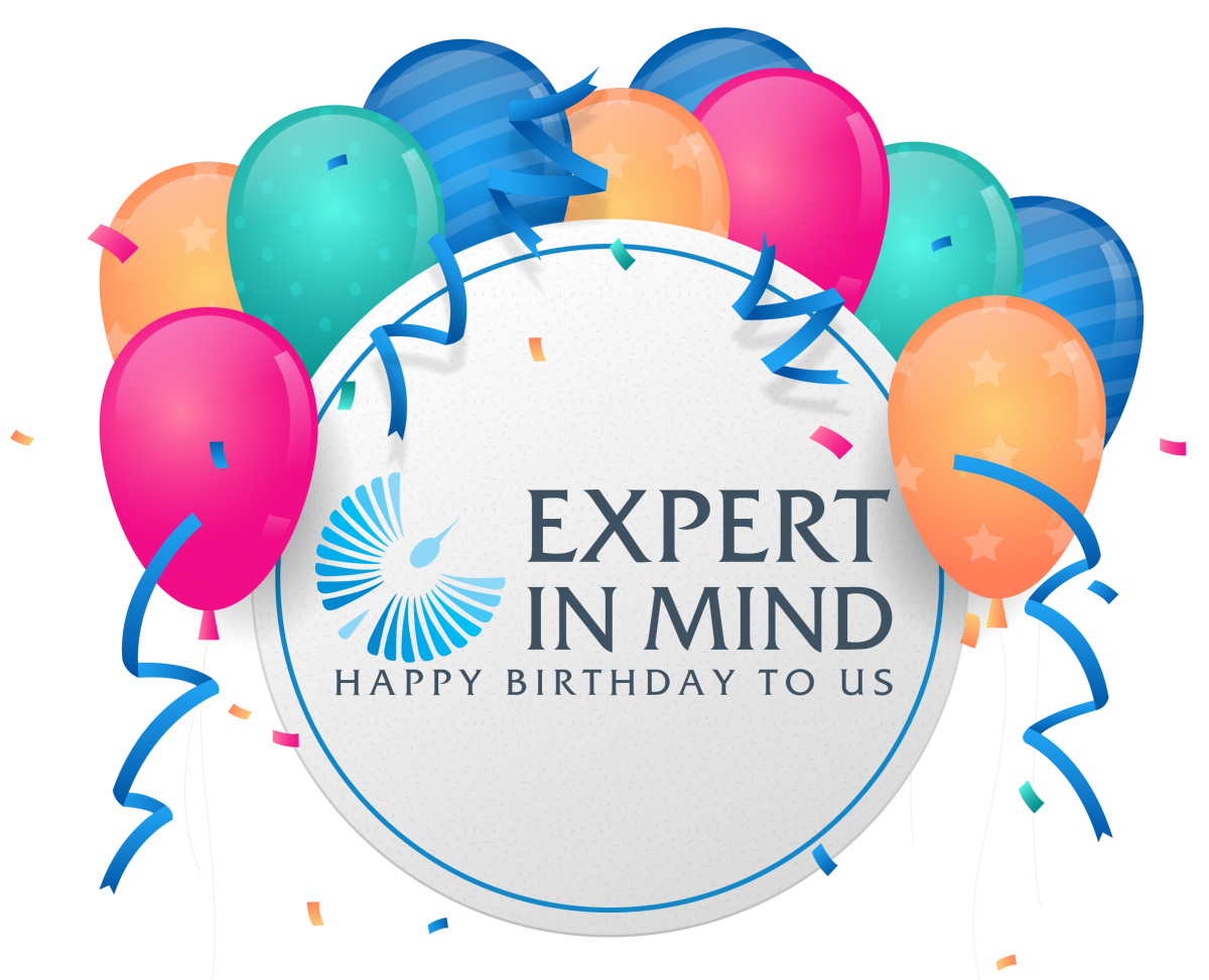 Happy Birthday to us! - Expert in Mind